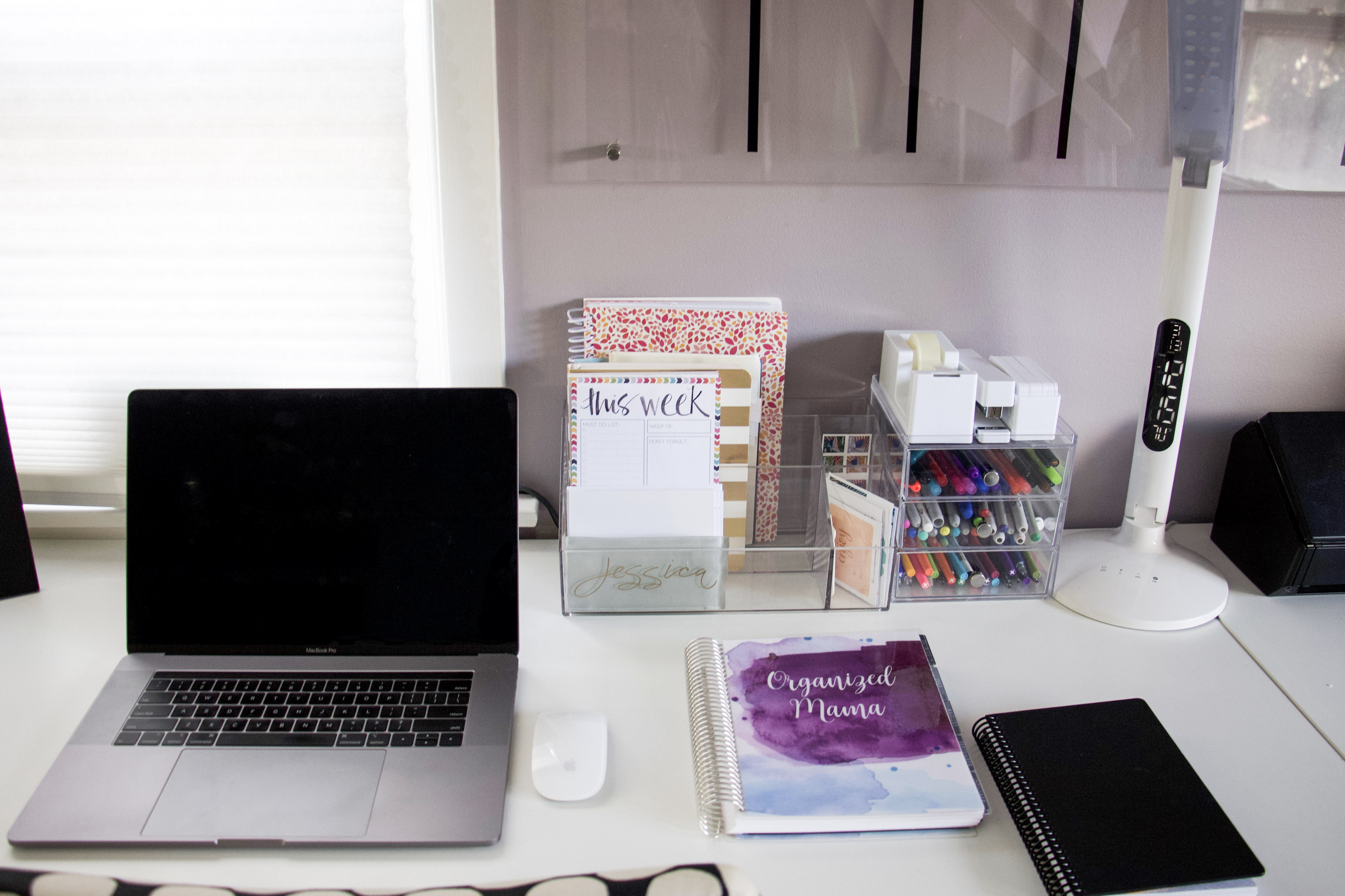 How to Organize Your Desk - The Organized Mama