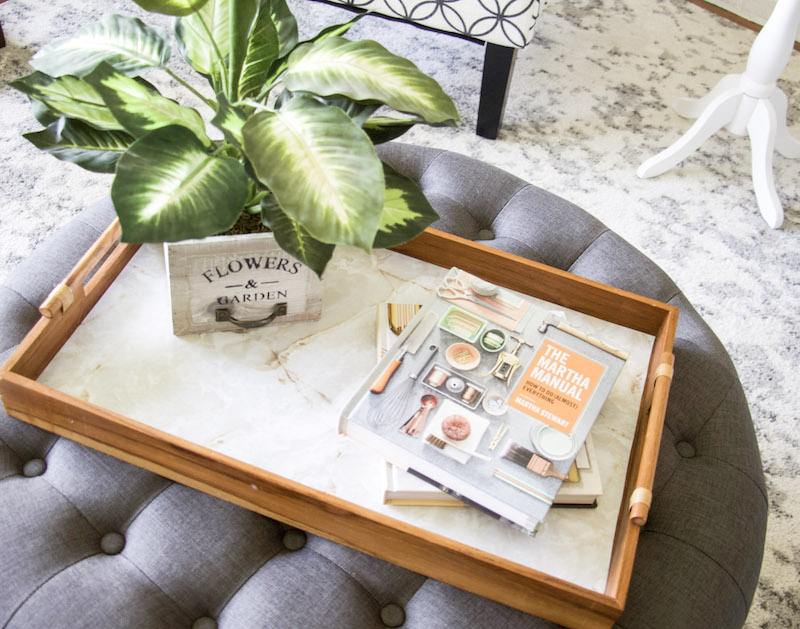 The Cheapest Way To Upcycle Wooden Trays - The Organized Mama