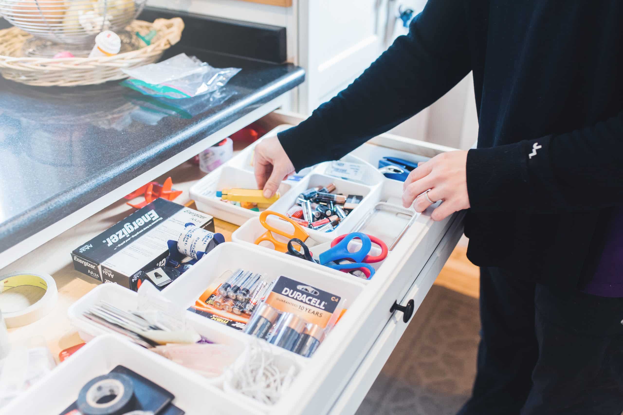 How To Organize Your Junk Drawer - The Organized Mama