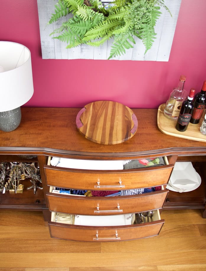 Maximizing Your Space: Sideboard Storage Ideas - The Organized Mama